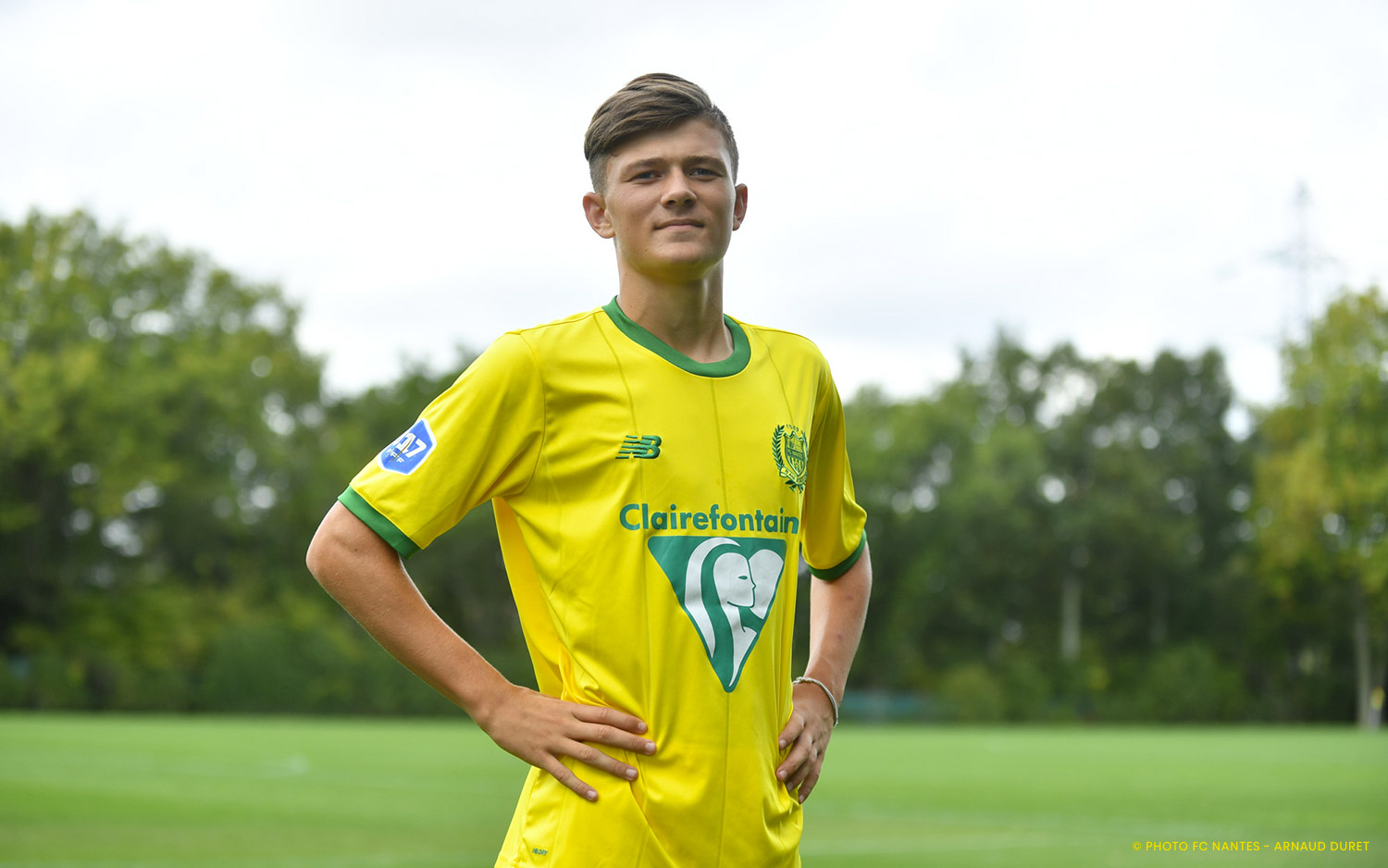 FC Nantes | Equipe de France U17 - Quentin Merlin avec les Bleuets