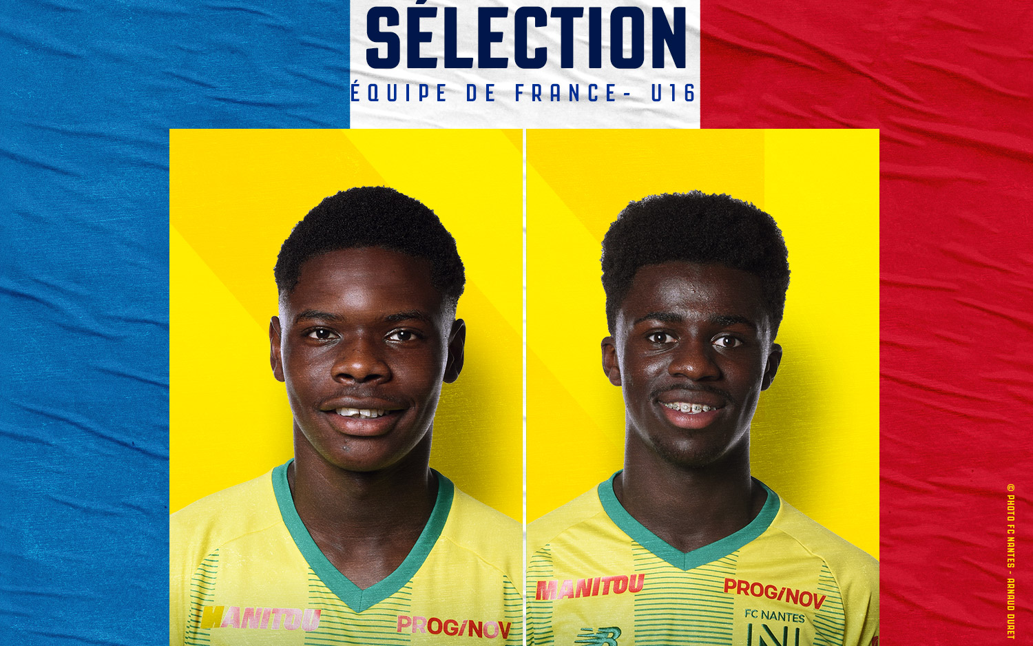 FC Nantes | Equipe de France U16 - C. Nsiala-Makengo & E. Lukoki appelés