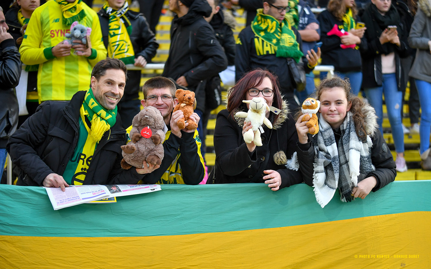 FC Nantes | Lancer de Peluches - MERCI