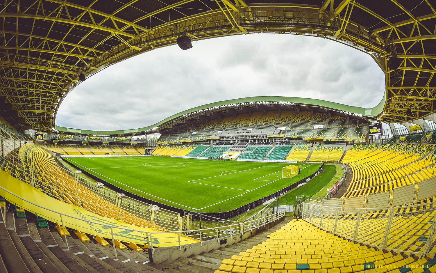 FC Nantes | FC Nantes VR - Beaujoire : vue depuis l'espace visiteurs