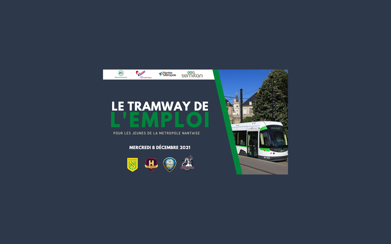 FC Nantes | Initiative - Un Jobdating dans un tramway avec la SEMITAN