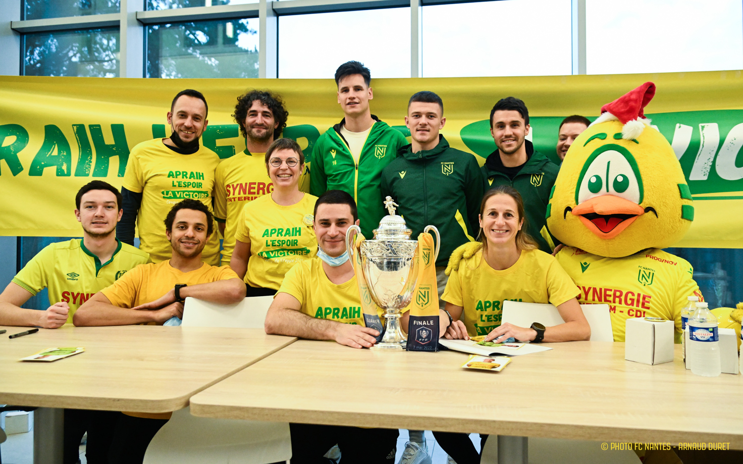 FC Nantes | Fondation FC Nantes - Merlin, Corchia et Descamps en visite ...